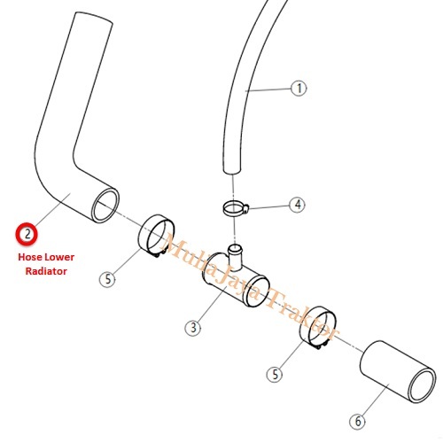 Jual Hose Radiator-Line Water Cooling Hose Wheel Loader & Exavator ...