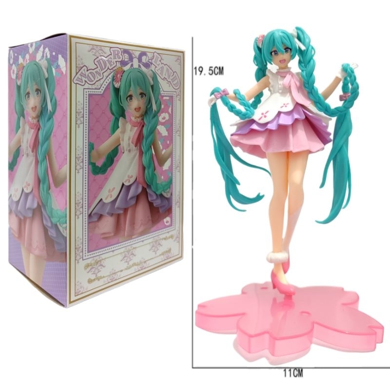 Jual Hatsune Miku Sakura Office Place Stand Action Figure miku Hatsune ...
