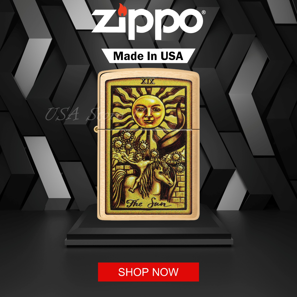 Jual Korek Zippo Tarot Card 48758 Original Made In USA | Shopee Indonesia