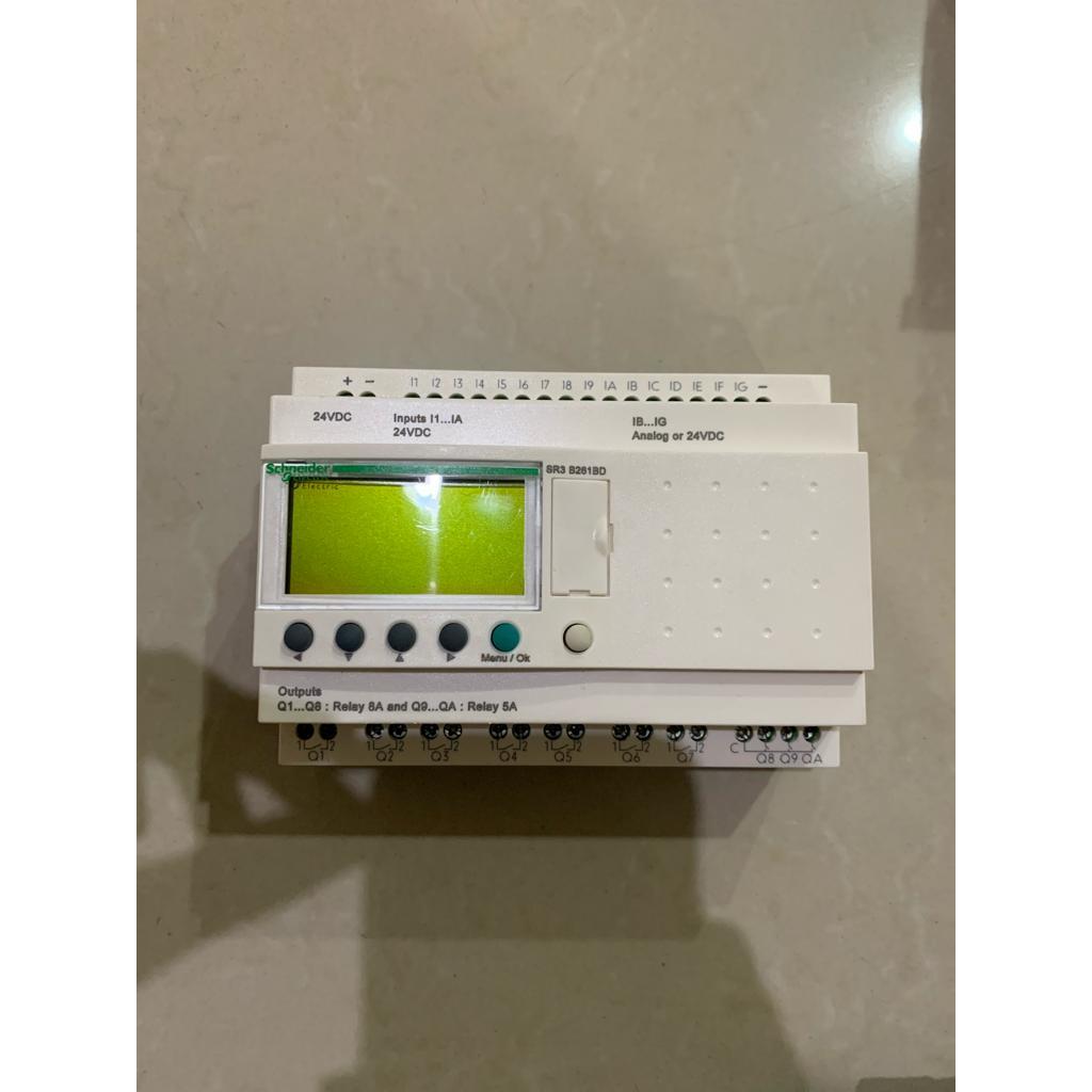 Jual SCHNEIDER ZELIO LOGIC SR3B261BD 24VDC 26 I/O 10 RELAY CLOCK | Shopee Indonesia