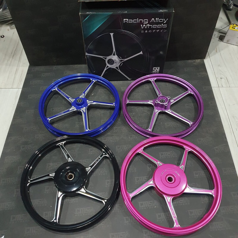 Jual Velg Velek Racing CNC CMG Enkei 511 P5 Ring 17 dan 14 Honda Vario ...