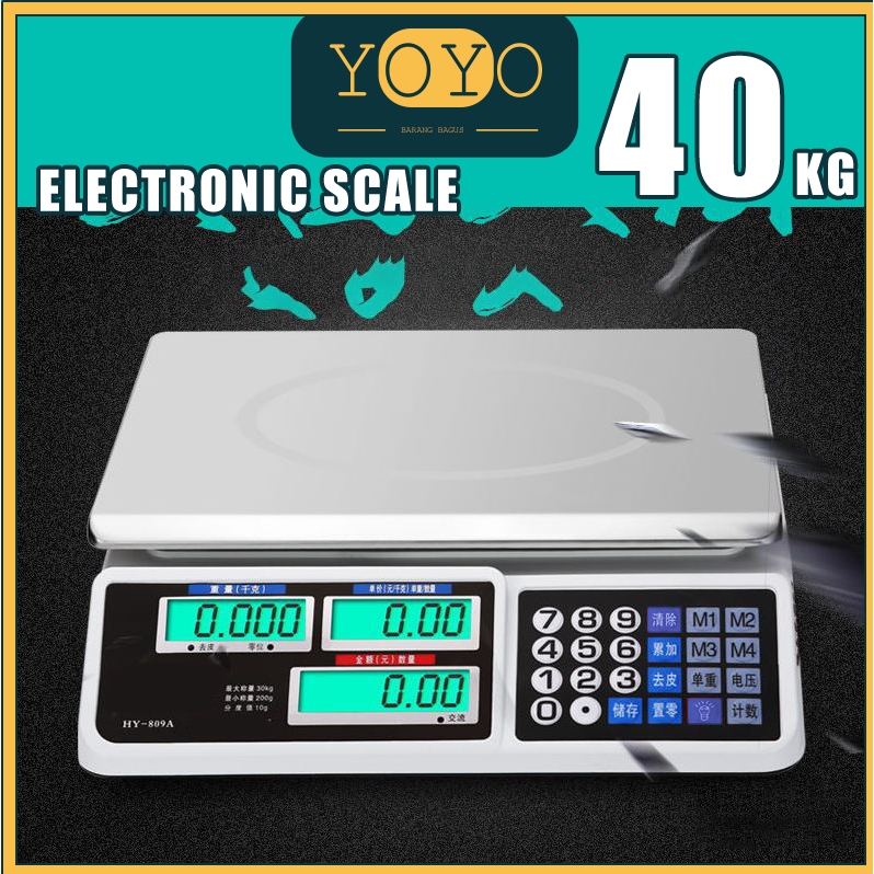 Jual Timbangan Buah 30kg/Electronic scale for fruits meat and ...