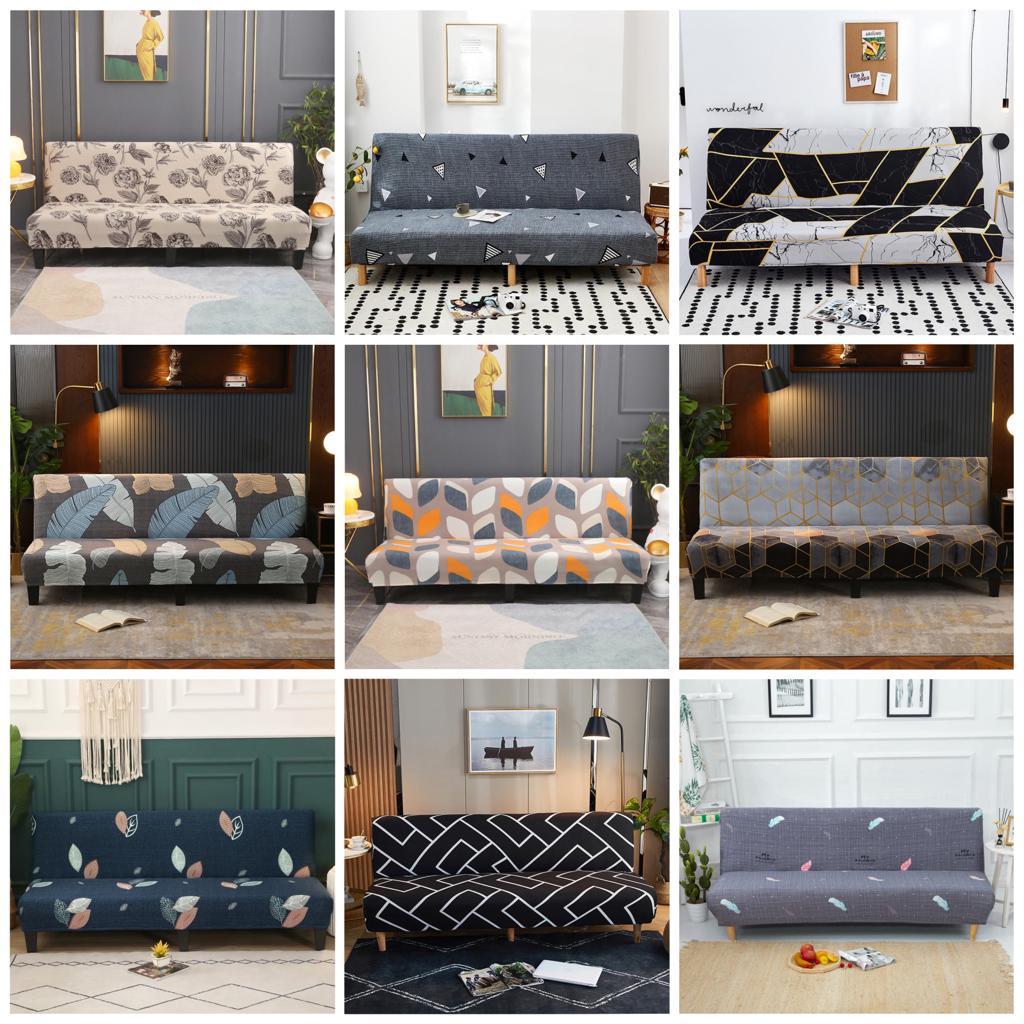 Jual sarung sofa bed motif / cover sofa bed motif / sofa bed cover ...