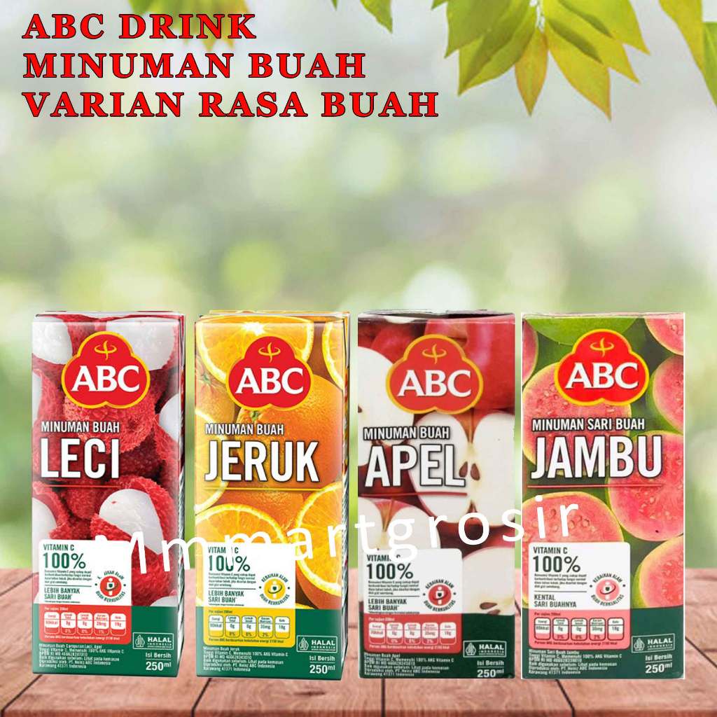 Jual Abc Drink / Minuman Jus Buah / Minuman Varian Rasa Buah | Shopee ...