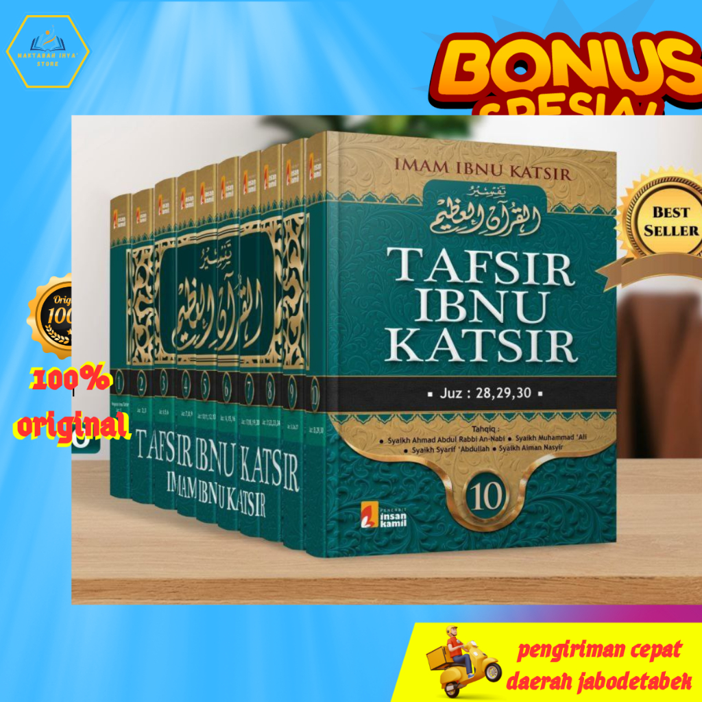 Jual Buku kitab Terjemah Tafsir Ibnu Katsir 10 jilid | Shopee Indonesia