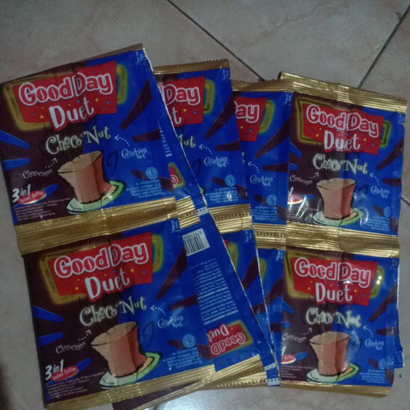 Jual Kopi GOOD DAY DUET All varian choconut, MocaChoco, mocha caramel ...