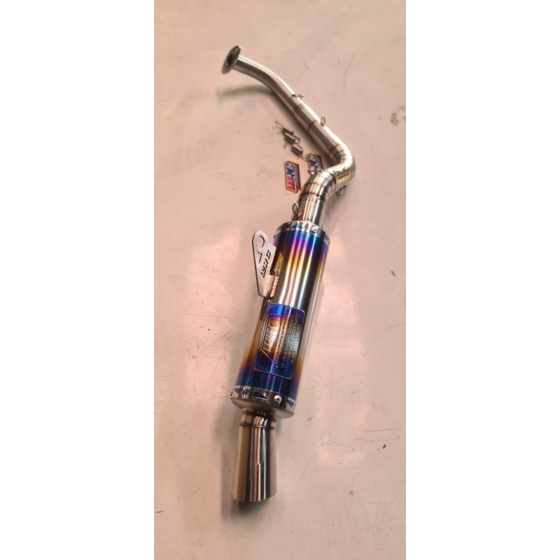 Jual KNALPOT AEROX WR8 RAINBOW (ORIGINAL WRC)/HEADER SANBLAST/HEADER ...