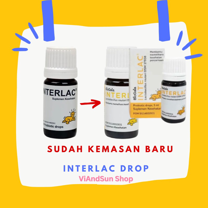 Jual Interlac Probiotik Drops 5ml - Menjaga Kesehatan Saluran ...