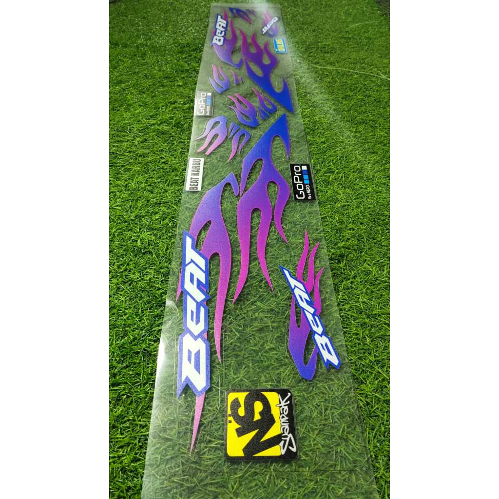 Jual STRIPING API BEAT KARBU LIS BAHAN BENING TRANSPARAN STICKER UV ...
