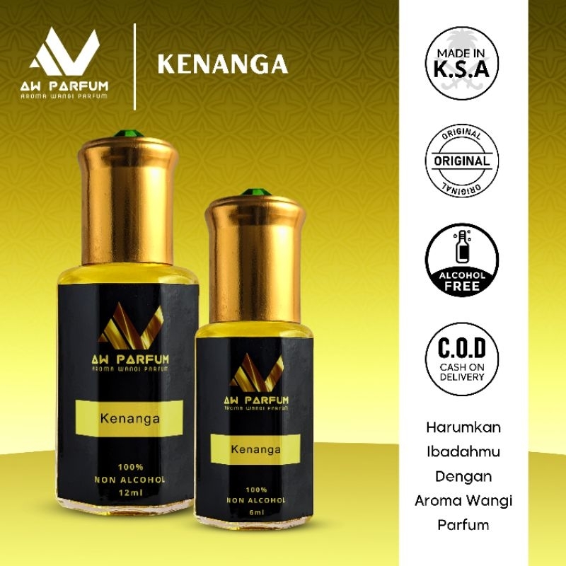 Jual MINYAK KENANGA ORIGINAL BY AW PARFUM MURNI NON ALKOHOL PARFUM PRIA ...
