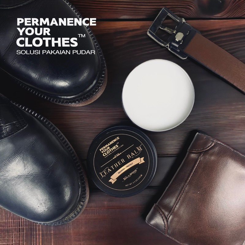 Jual Permanence Your Clothes - Leather Balm Wax Balsam Semir Pembersih ...