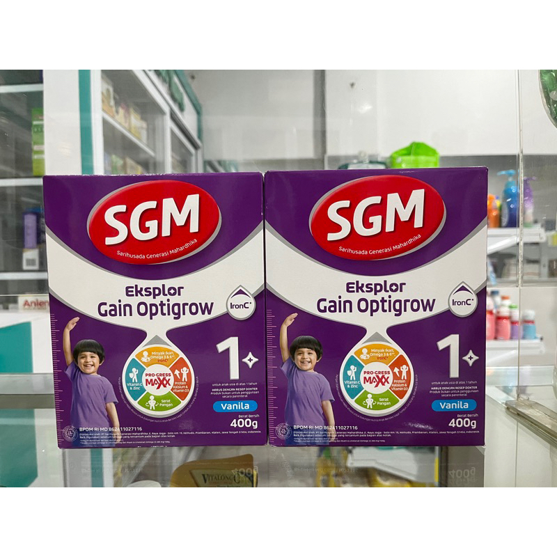 Jual SGM EKSPLOR GAIN OPTIGROW 400 GRAM | Shopee Indonesia