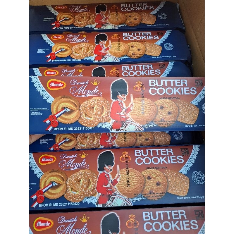 Jual Monde Butter Cookies 90 gr/pack | Shopee Indonesia