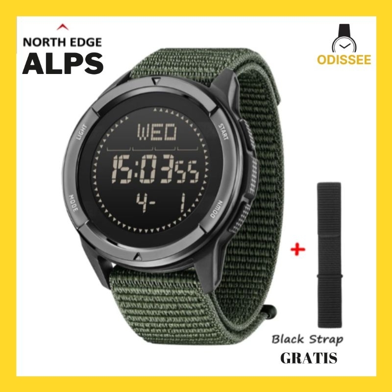 Jual NORTH EDGE ALPS SMARTWATCH SUPER LIGHT OUTDOOR SPORT DIGITAL WATCH ...