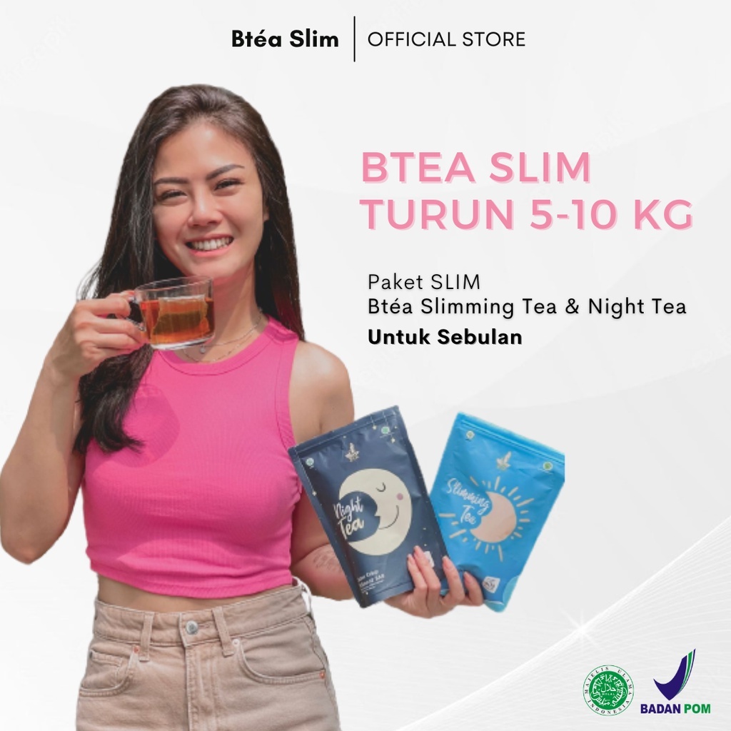 Jual PELANGSING BEAUTEASLIM BEST SELLER PAKET SLIM TEA TURUN 5 - 10 KG ...