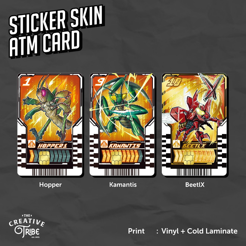 Jual Insect Ride Chemy - Sticker Card Skin - Vinyl ATM Debit Credit ...