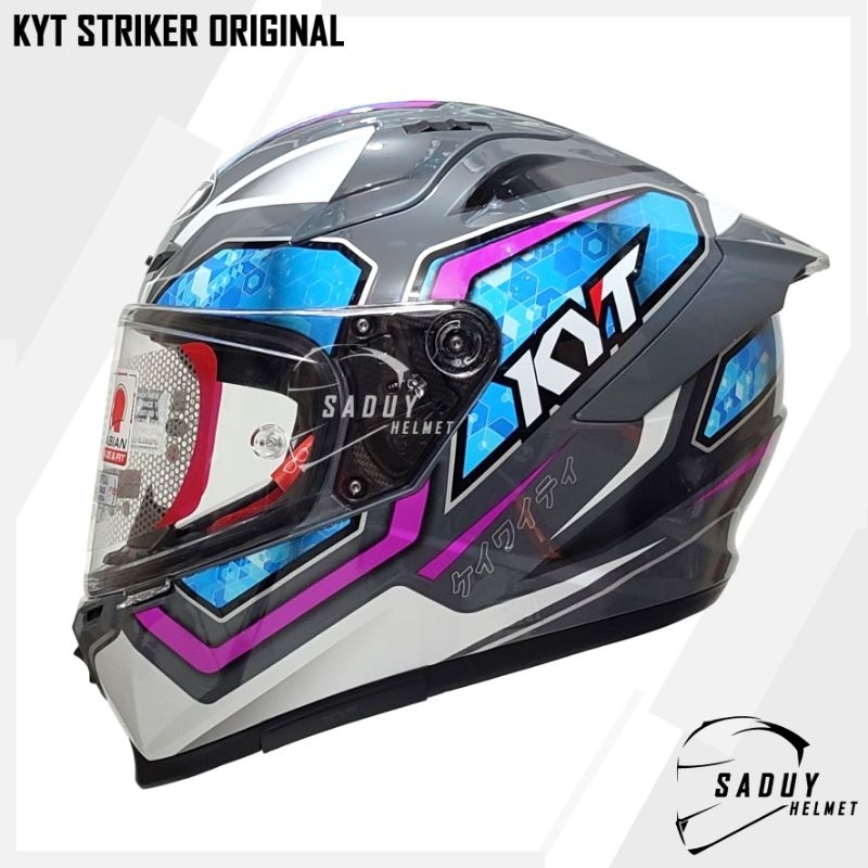 Jual HELM KYT STRIKER SOLID MOTIF | Shopee Indonesia