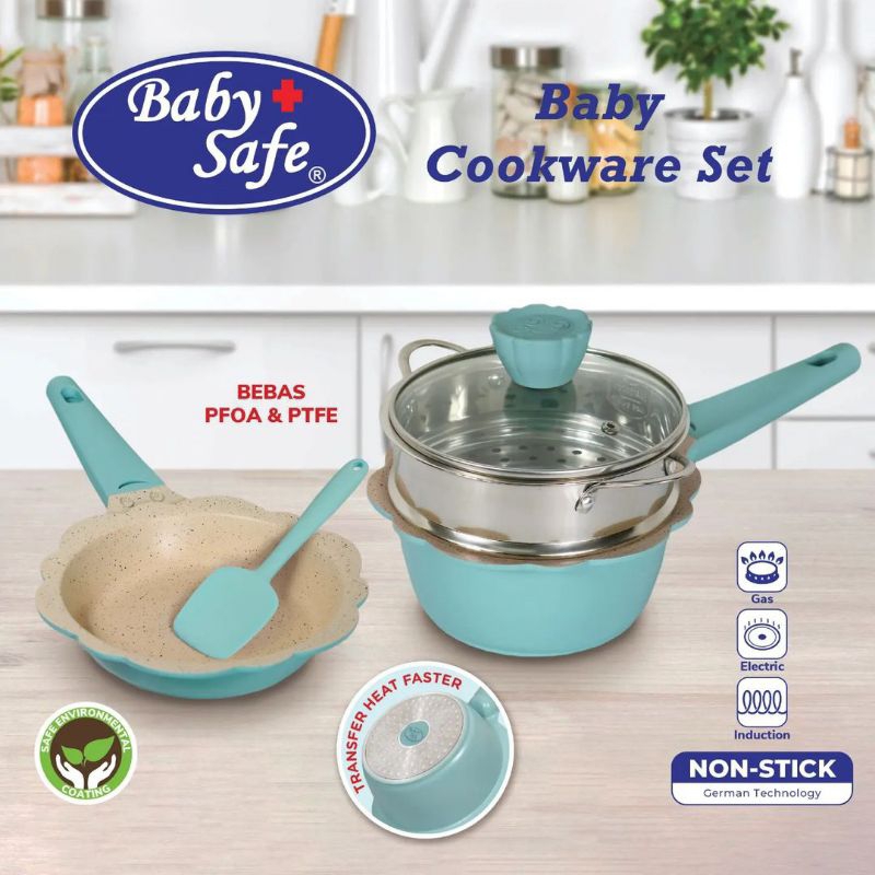 Jual Baby Safe CW001 Baby Cookware Set | Alat Masak MPASI Bayi | Shopee ...
