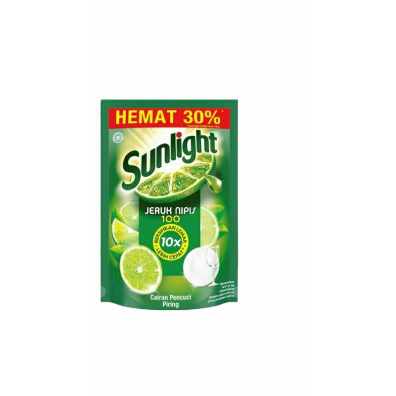 Jual sunlight jeruk nipis 100 sabun cuci piring 650ml | Shopee Indonesia