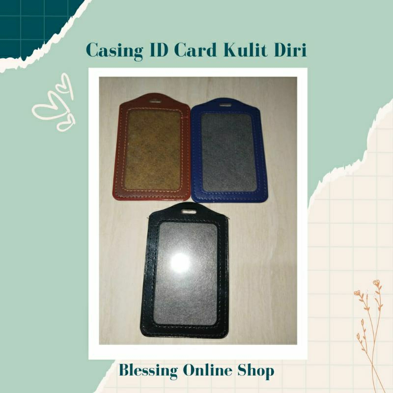 Jual Casing ID Card Kulit Diri | Shopee Indonesia