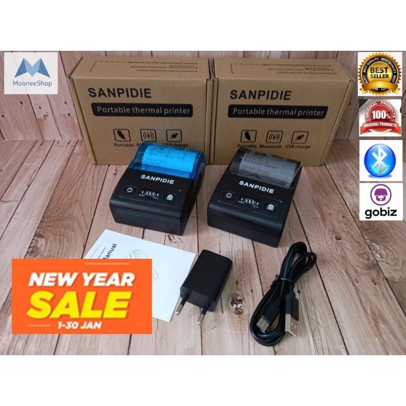 Jual Printer Bluetooth Wireless Sanpidie/VSC Lengkap Baru | Shopee ...