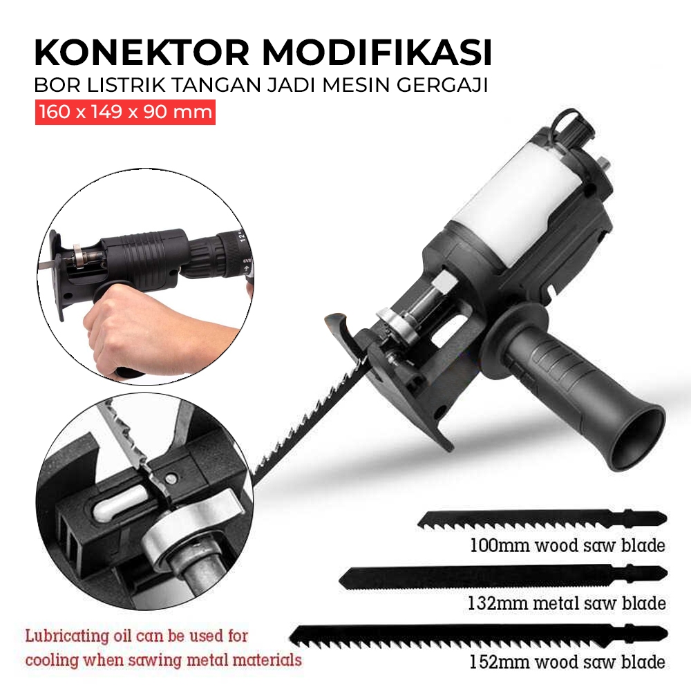 Jual Adaptor Modifikasi Bor Listrik atau baterai dan impact Tangan Jadi ...