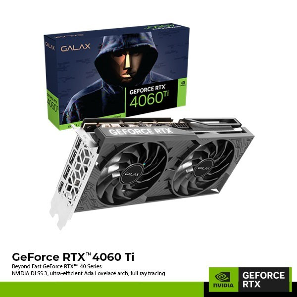 Jual GALAX RTX 4060 Ti 8GB 1-Click OC GDDR6 4060Ti 8G VGA CARD NVIDIA ...