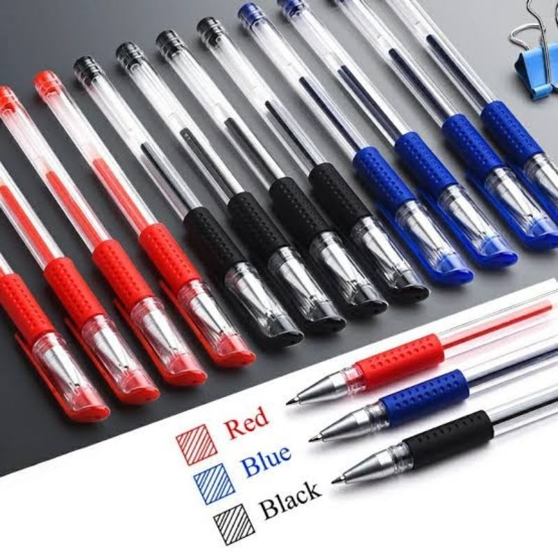 Jual Pulpen GEL INK PEN MIMI 0.5MM Hitam, Biru, Merah | Shopee Indonesia