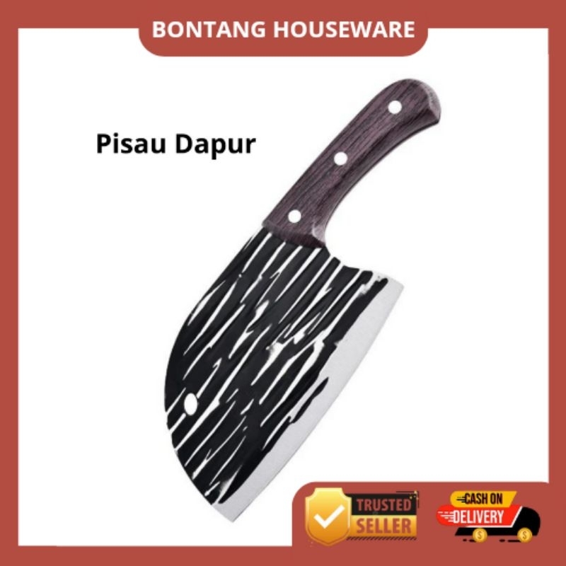 Jual Pisau Super Tajam Stainless Steel | Pisau Potong Daging Sayur Ikan ...