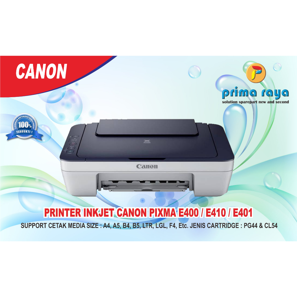 Jual PRINTER CANON E400/E410/E401 SECOND TANPA KATRID - SECOND - NORMAL ...