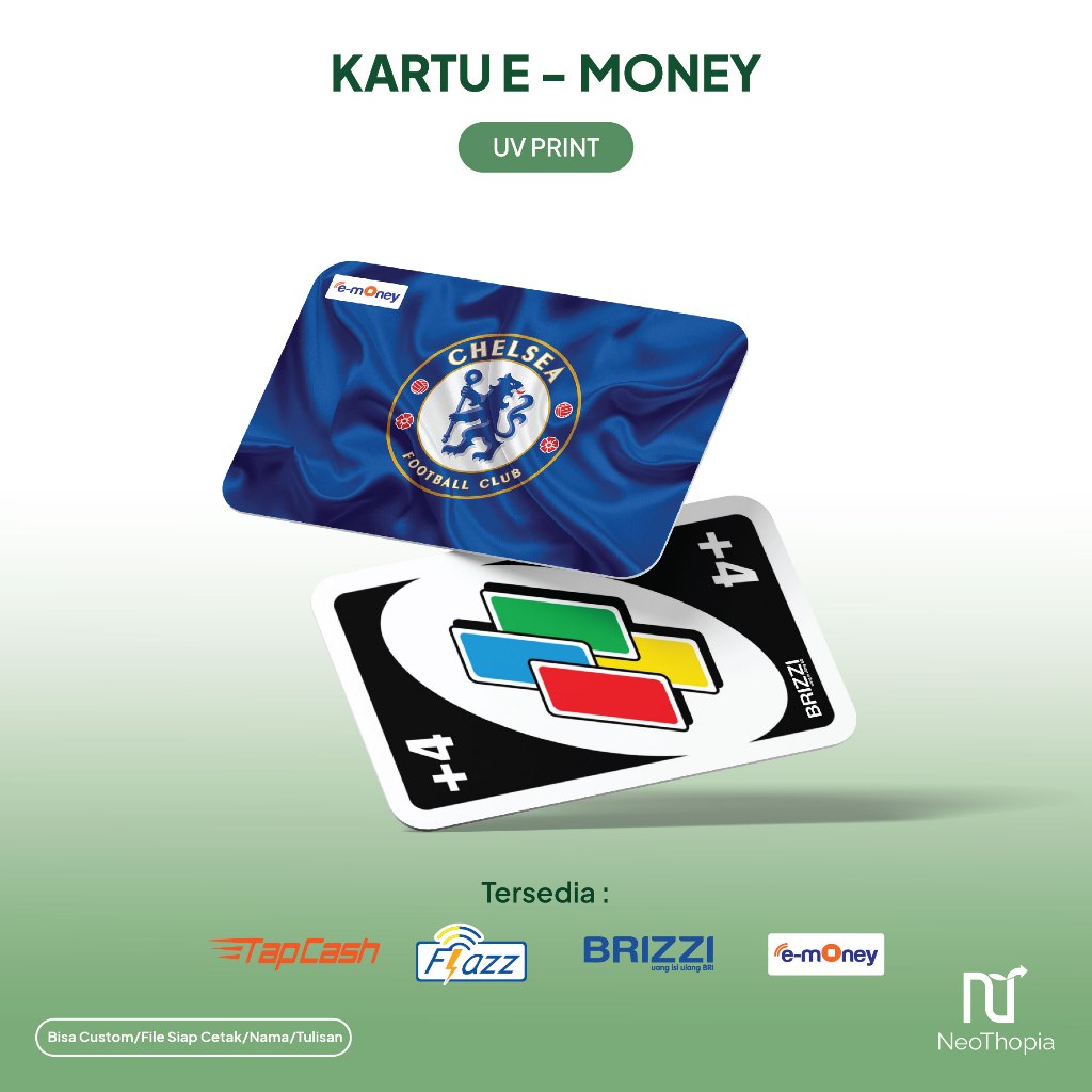 Jual Kartu Emoney Custom Bola Emoney Flazz Brizzi Tapcash E-Toll Cetak ...
