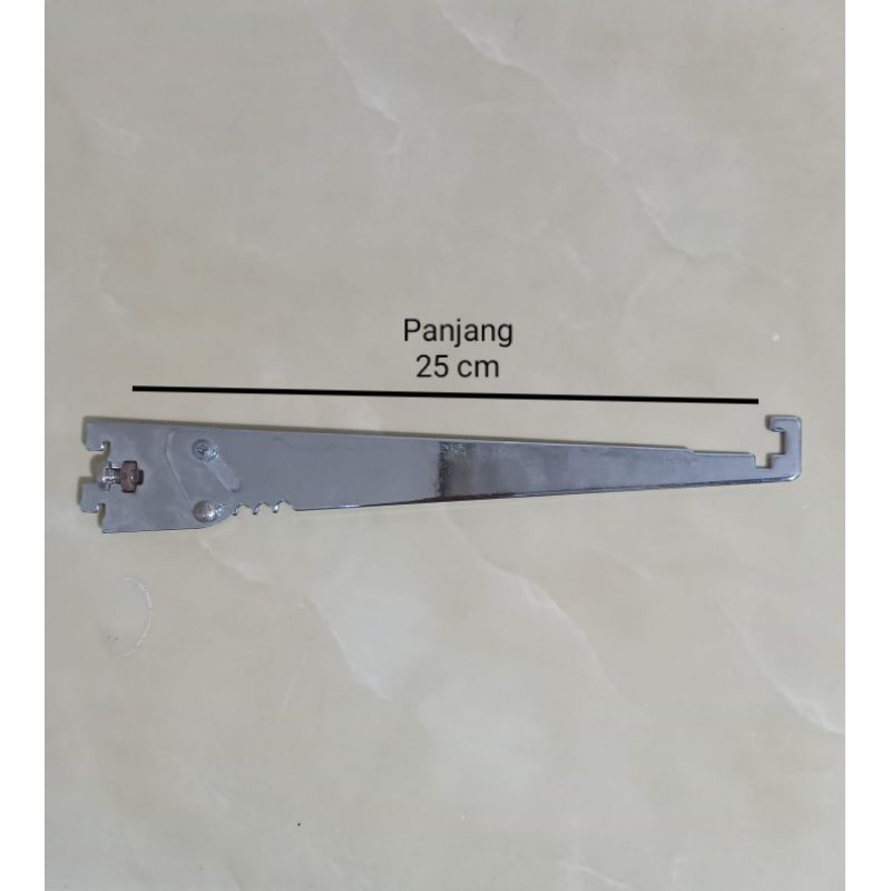 Jual Bracket Kaca / Siku Braket Besi Penyangga Rak Ex Display | Shopee ...