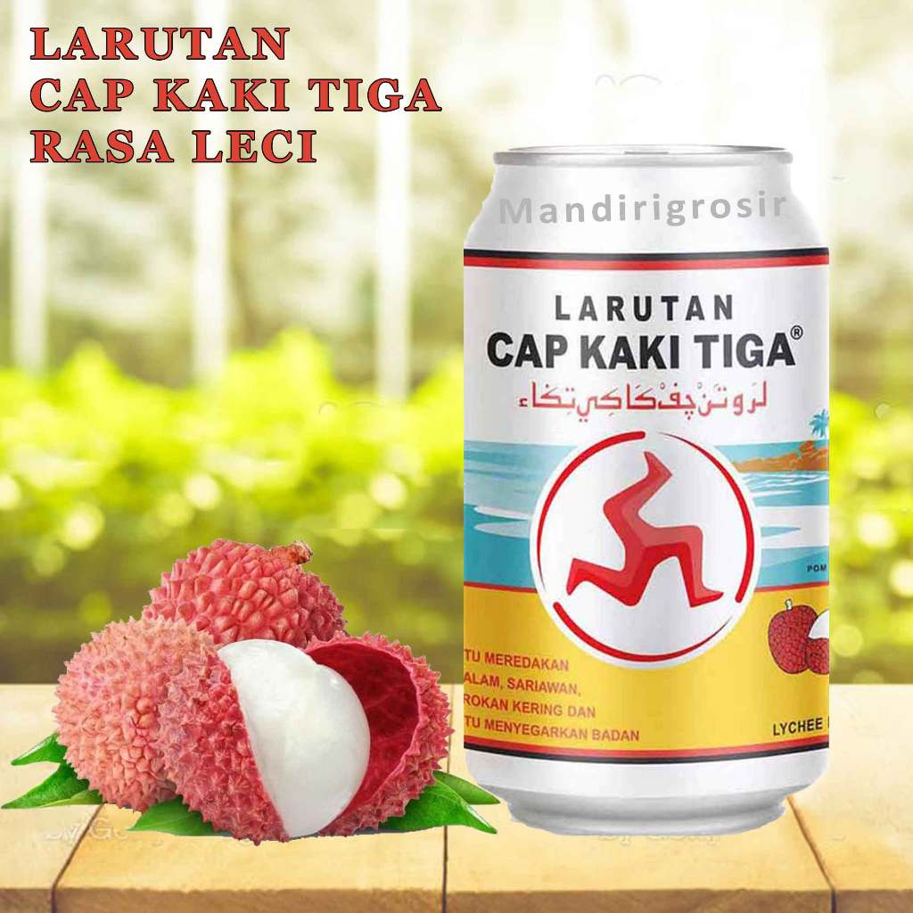 Jual Minuman Kemasan Kaleng * Larutan Cap Kaki Tiga * Minuman Rasa Leci ...