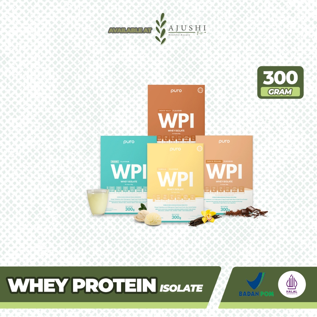 Jual Puro Wpi Whey Protein Isolate 1.2 Kg ( 4 box @300grm ) | Shopee Indonesia