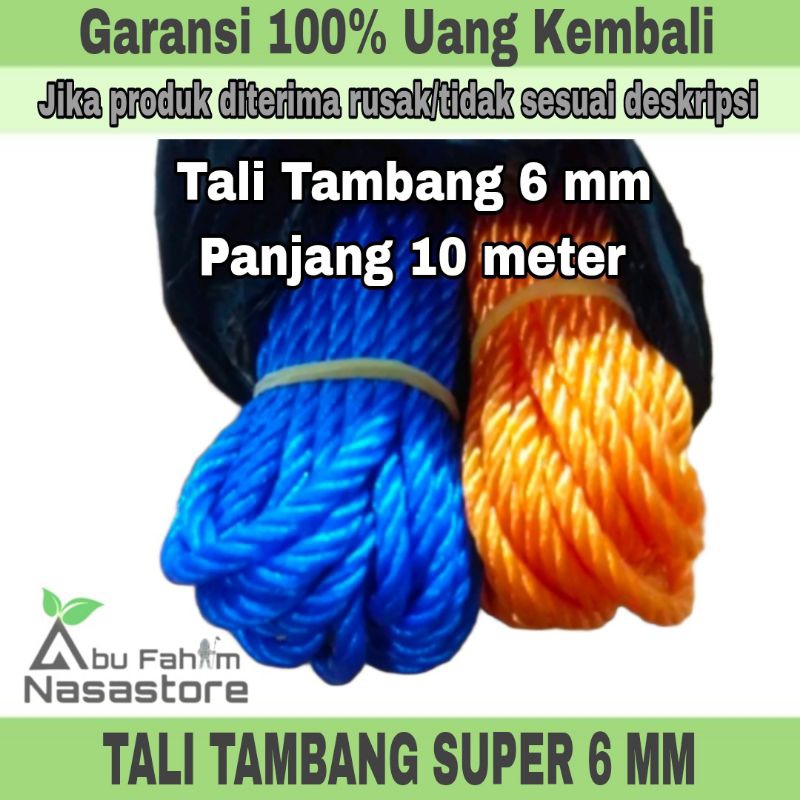 Jual TALI TAMBANG NYLON 6 MM | TALI TAMBANG 6 MM | Shopee Indonesia
