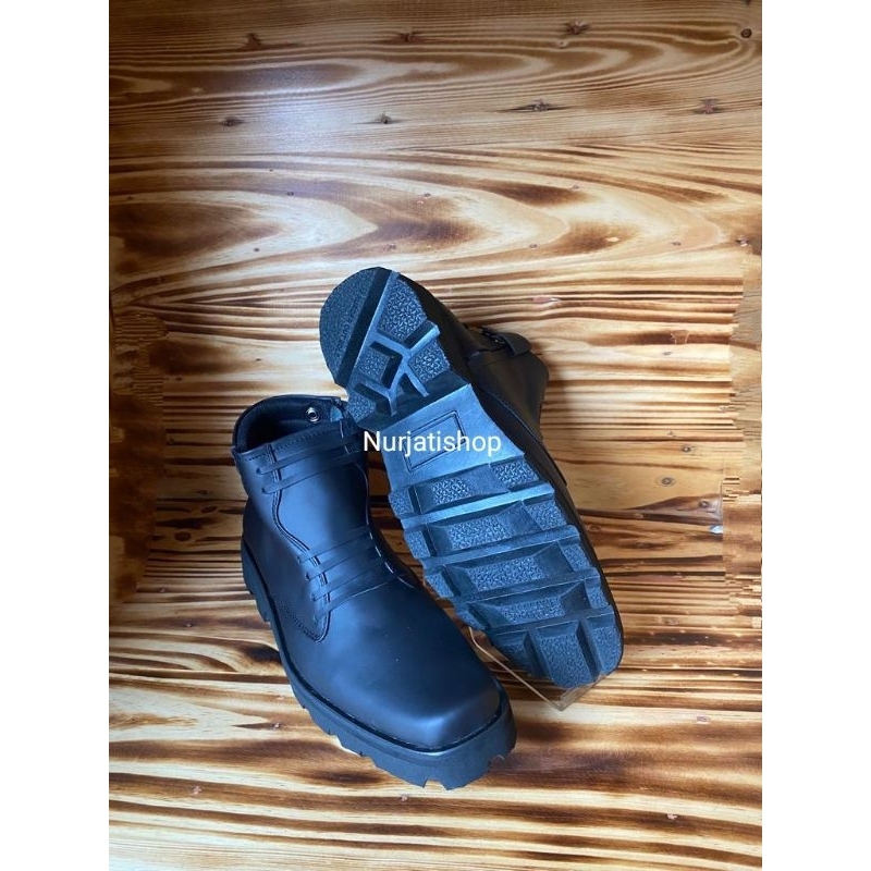 Jual SEPATU PDH RADIAL KULIT SAPI HITAM DOP | Shopee Indonesia