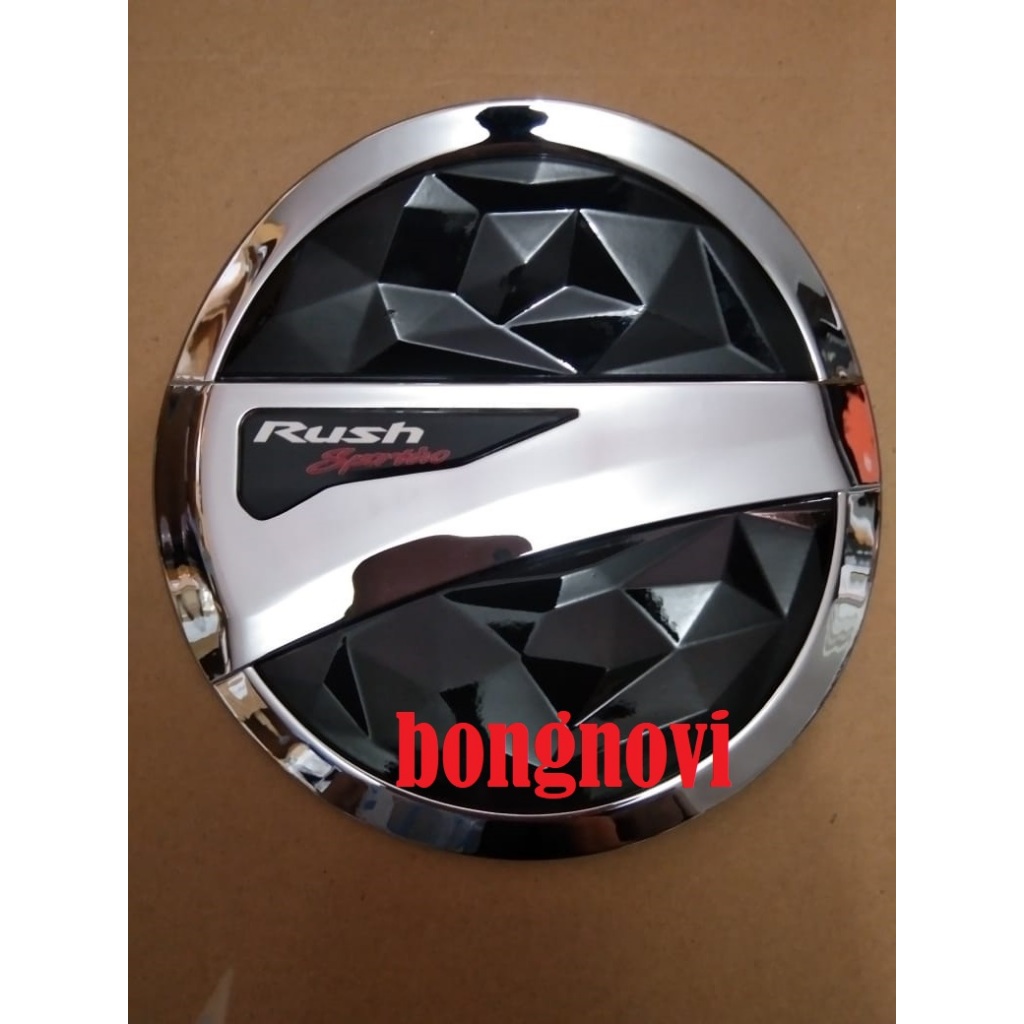 Jual tank cover tutup tangki bensin mobil all new rush hiatm diamod ...