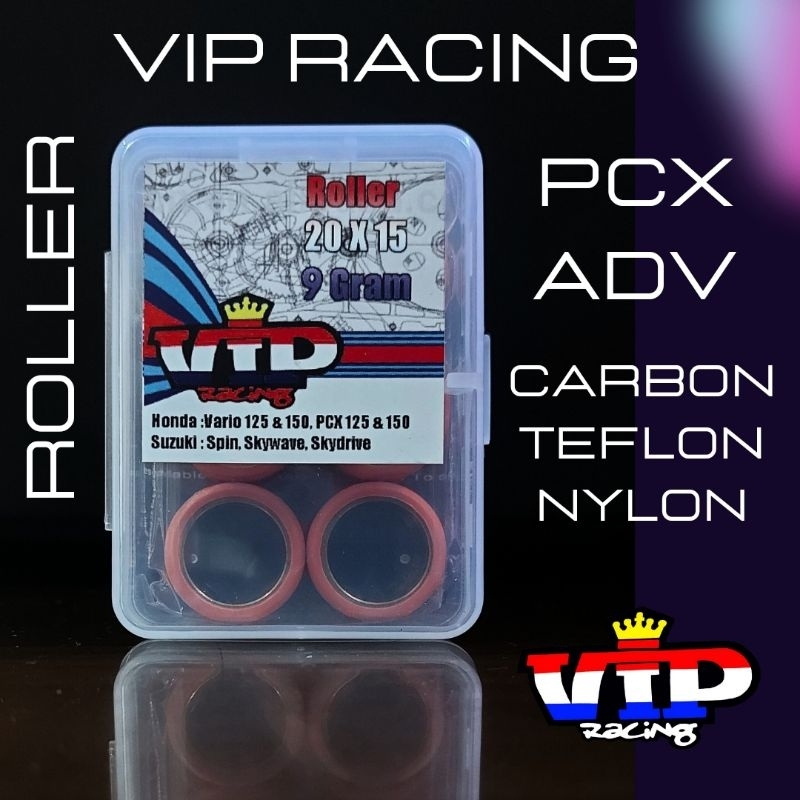 Jual Roller VIP Racing Carbon Teflon Nylon Honda PCX 150 PCX 160 ADV ...