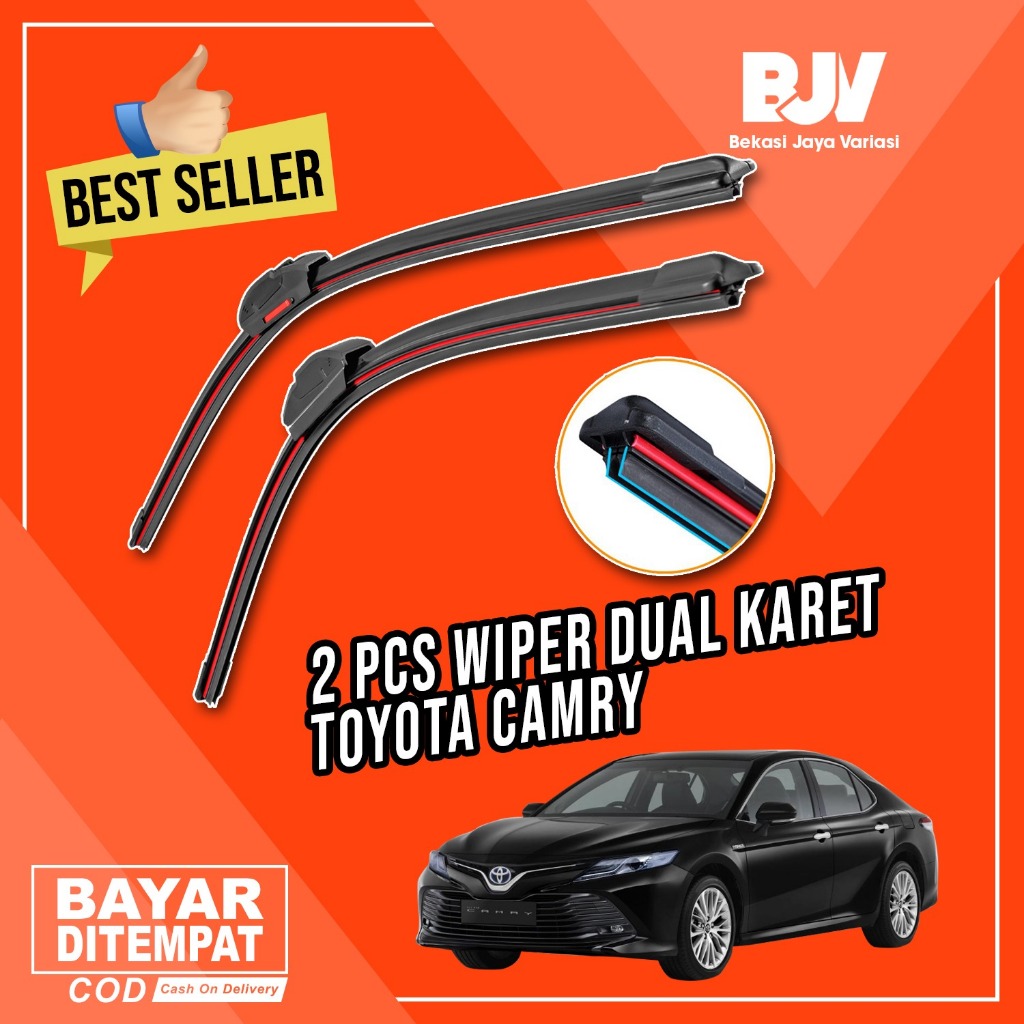 Jual Wiper Mobil Dual Blade - Toyota Camry 2019 - 2023 - Wiper ...