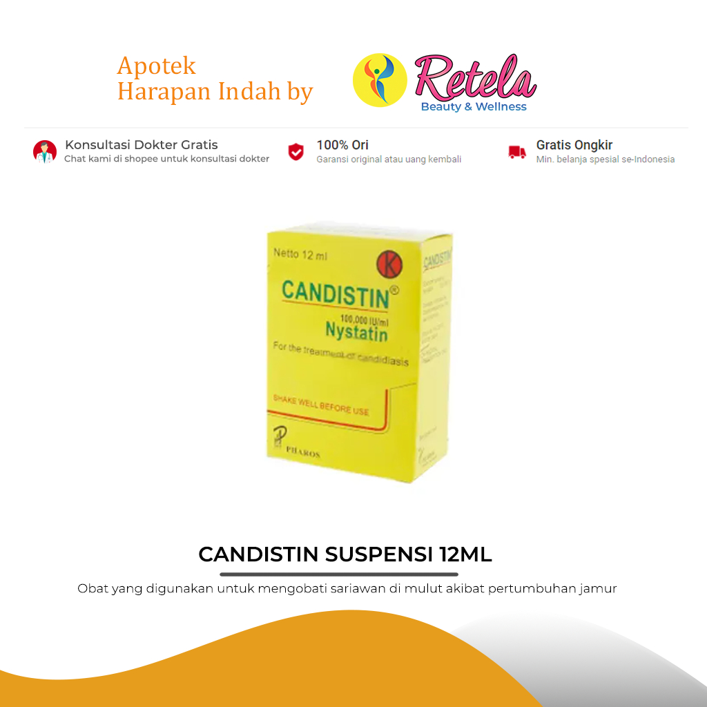 Jual CANDISTIN SUSPENSI 12ML | Shopee Indonesia