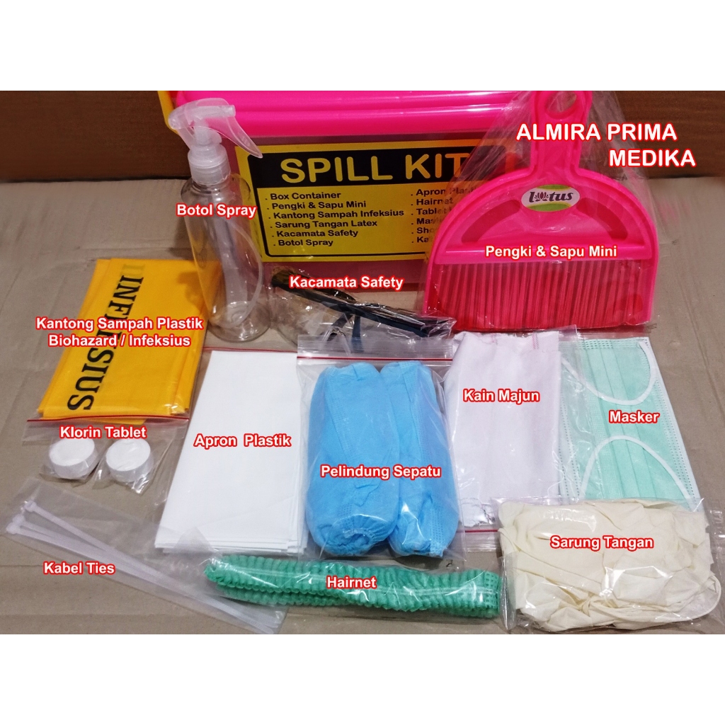 Jual Spill Kit Medis Limbah B3 Rumah Sakit Klinik / Medical Spill Kit ...
