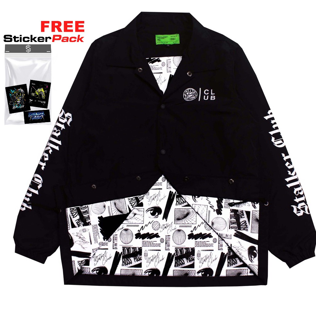 Jual Stalker Jacket Coach Original Anti air Hitam- Edgy | Shopee Indonesia