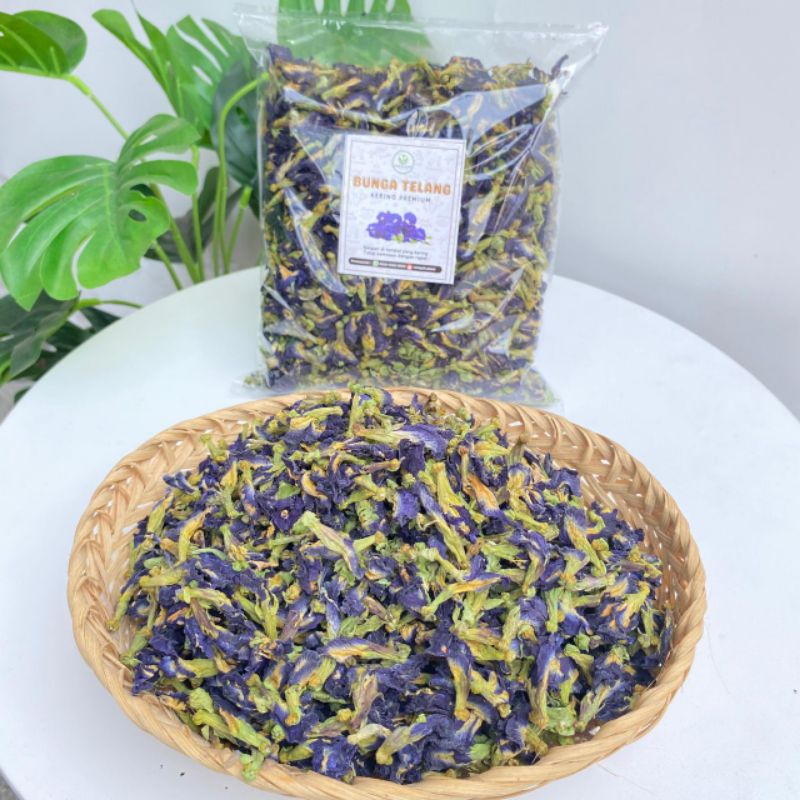 Jual Bunga Telangg / Butterfly Pea 25 Gram Rempah Herbal Rempah Alami ...