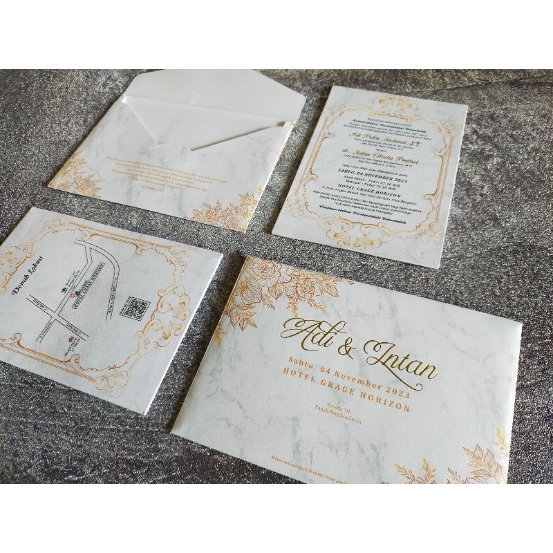 Jual Undangan Hard Cover Marble | Shopee Indonesia