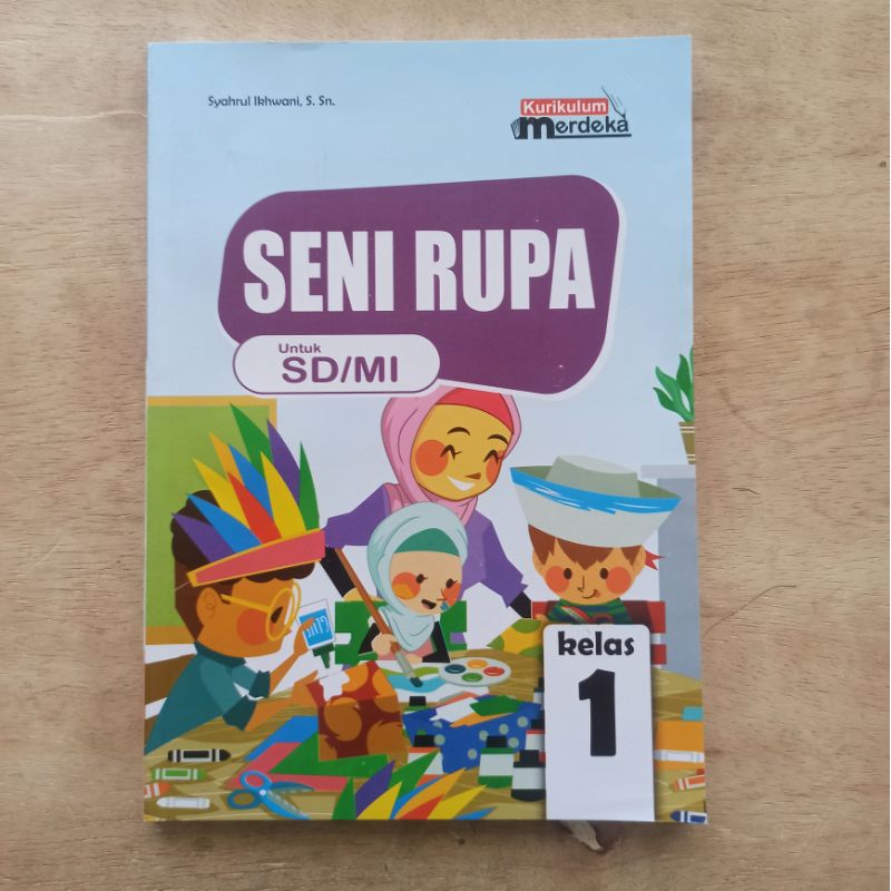 Jual Buku paket Seni rupa jenjang SD kurikulum merdeka penerbit Wahana ...