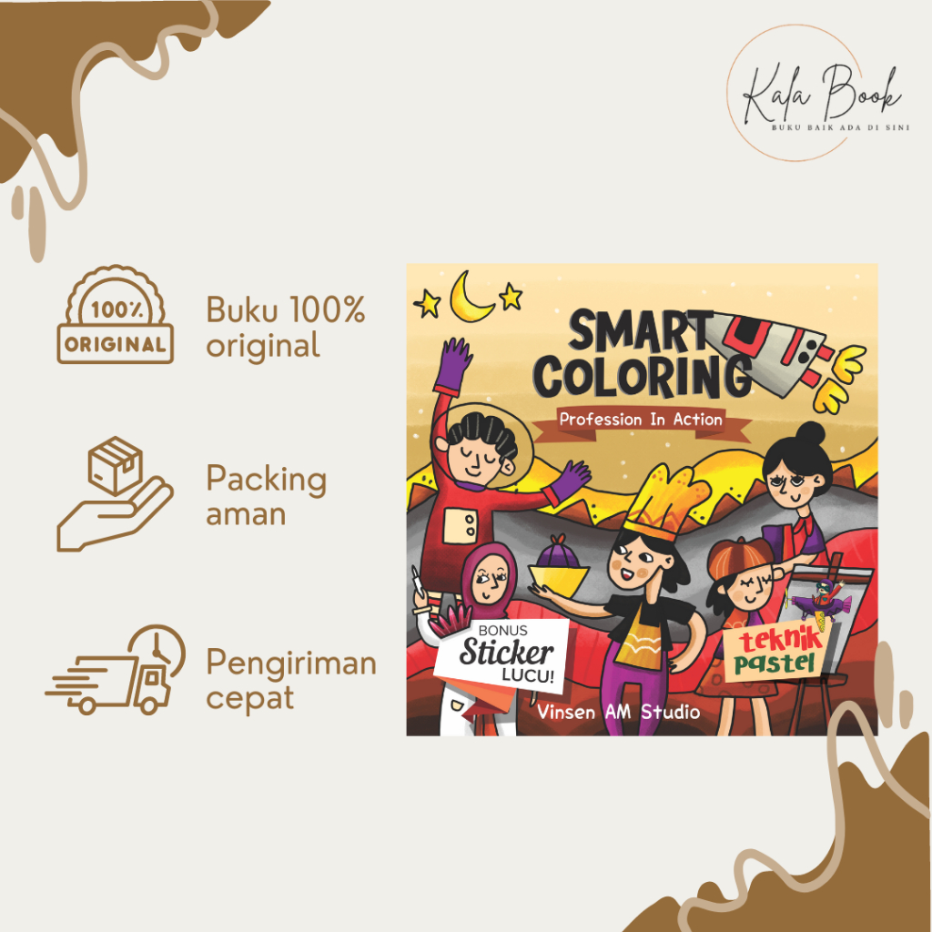 Jual BUKU MEWARNAI - SMART COLORING: PROFESSION IN ACTION | Shopee ...