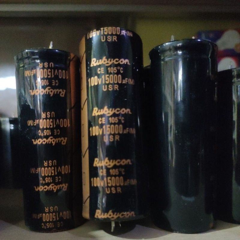 Jual Elco Rubycon 15000uf 100v diameter 3cm pengganti power BU | Shopee ...