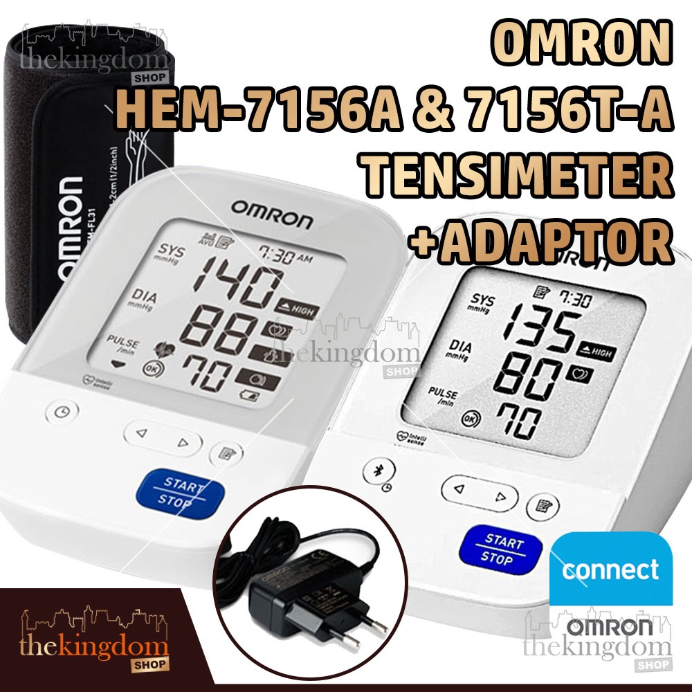 Jual Omron HEM-7156T-A 7156A Blood Pressure Monitor 7156TA Tensi 7156 T ...