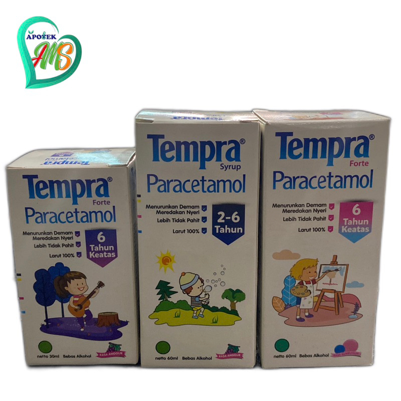 Jual Tempra Forte Paracetamol 6 Tahun Keatas | 30 ml & 60 ml | Bebas ...