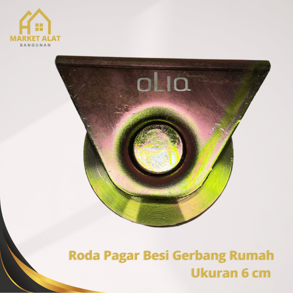 Jual Roda Pagar 6 CM Rel Bulat Tebal Bagus / Roda Gerbang No. 6 Rell ...